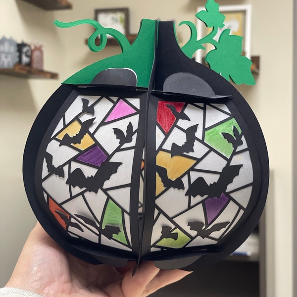 Combo 3 Items Pumpkin Lantern Template - Happy Halloween - Paper Cut ...