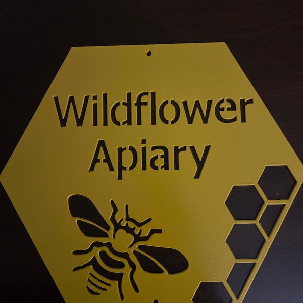 Personalized Beehive Apiary Sign - Etsy
