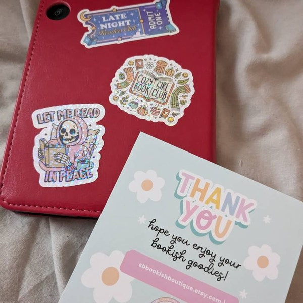 Cozy Girl Book Club Sparkly Sticker, Cute Autumnal Sticker, Cozy Autumn ...