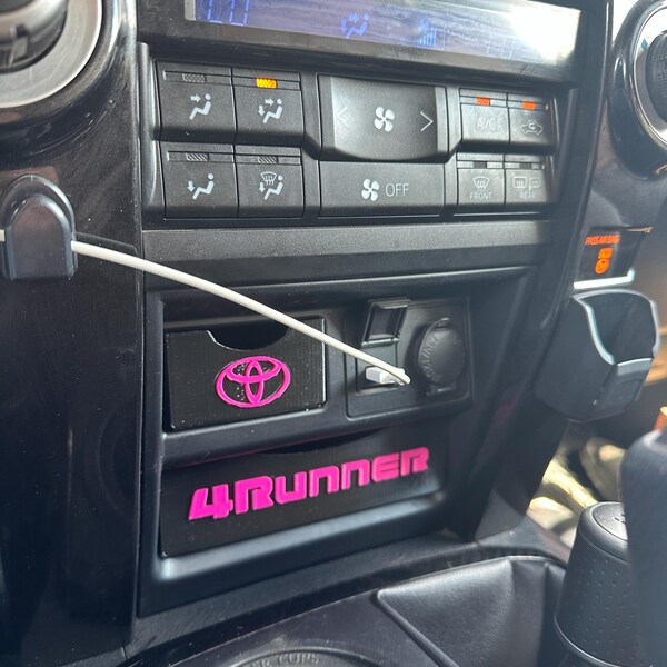 5th Gen 4runner 2014-2024 SR5, TRD OR, TRD Pro Console Cubby Drawer ...