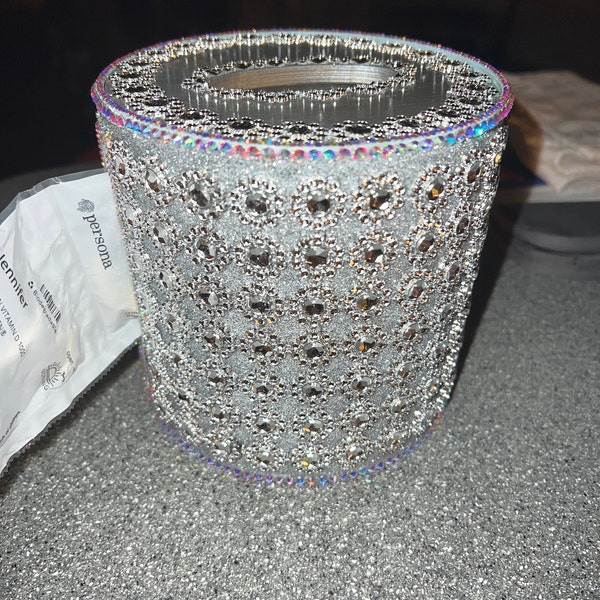 Toilet Paper Holder, Glam Towel Holder Bling Crystal Rhinestone ...