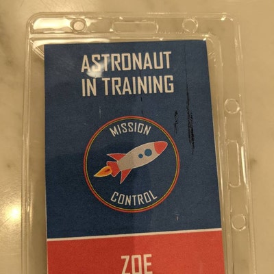 Space Party Astronaut Training Pass Template Printable Birthday Party ...