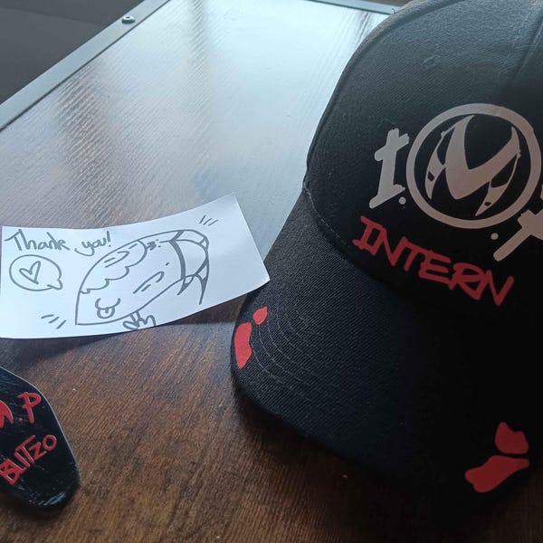 IMP Intern Hat | Helluva Boss Inspired Baseball Cap - Etsy