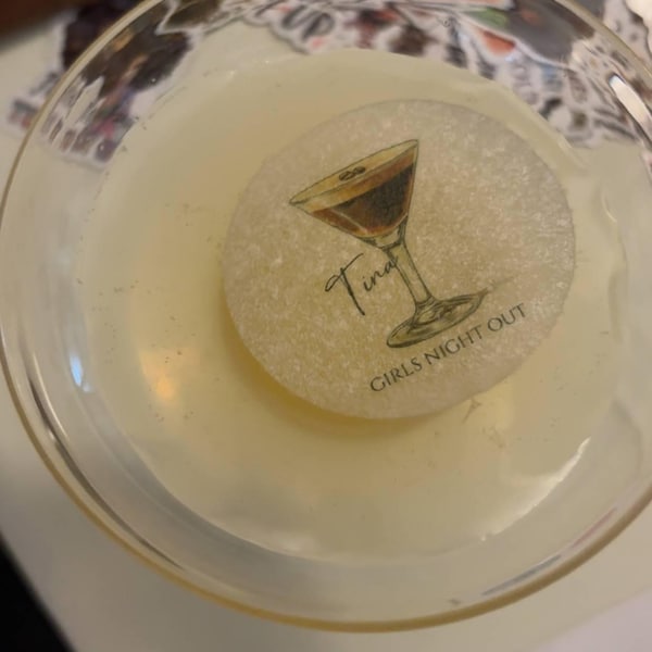 Edible Cocktail Toppers/a Tini Bit Older Drink Topper/personalized ...