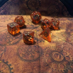 Aether Flow Translucent Dice Set for Dungeons & Dragons DND - Etsy