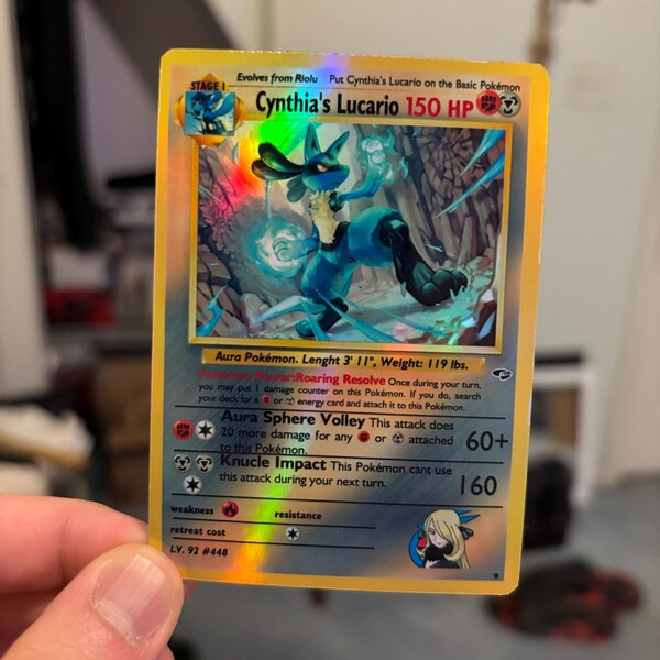 Ash's Charizard Gym Heroes Revival Handmade Holo Proxy Card - Etsy