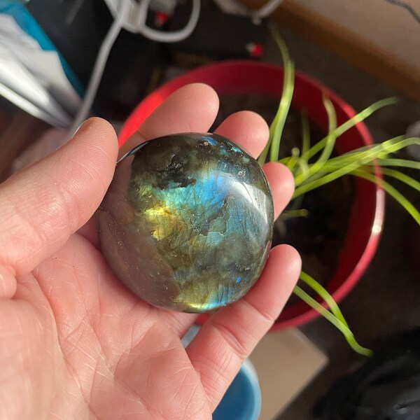 175g Rainbow Titanium Plated Crystal Cluster, Color-changing Crystal ...