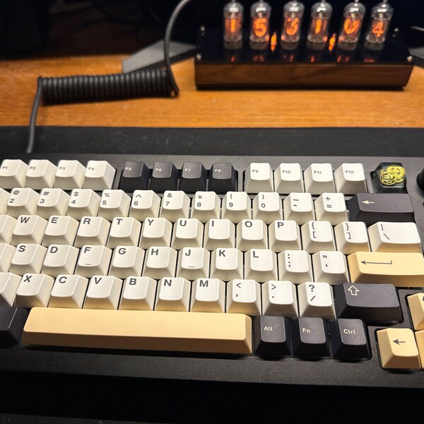 Mechanical Keyboard Keycaps Black to Gray Gradient for Cherry MX Stem ...