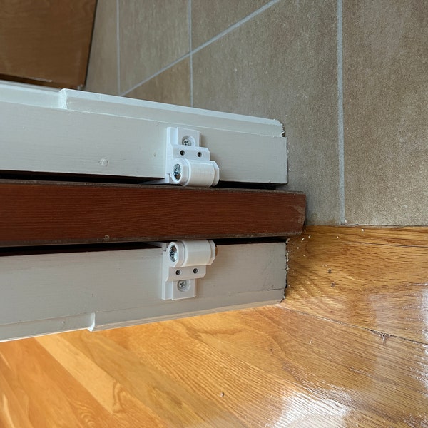 The Adjustable Pocket Door Guide (white) - Etsy