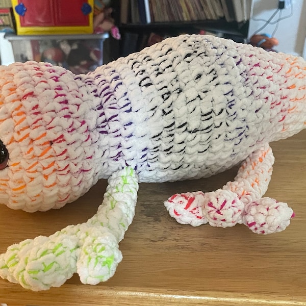 No Sew - Liam the Lizard Crochet Pattern - Lizard - Salamander (PDF) - Etsy