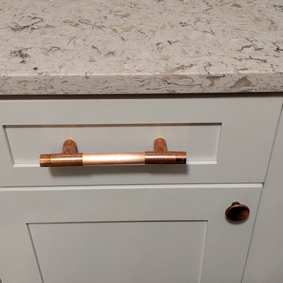 Copper Cabinet Handle. Copper Knob. Copper T Handle. Cabinet Pull ...