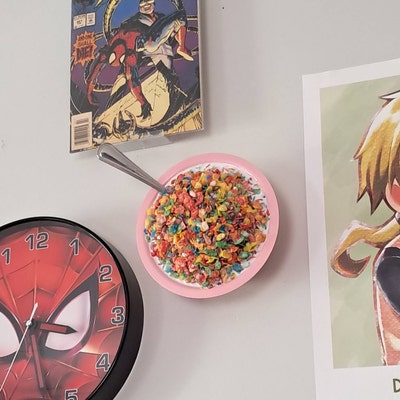 Hanging Faux Food Cereal Wall Art Decor Bespoke Lucky Charms Fruit ...