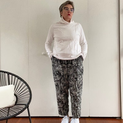 Asymmetric Top Sewing Pattern, PRINTED PAPER PATTERN, Linen Top Pattern ...