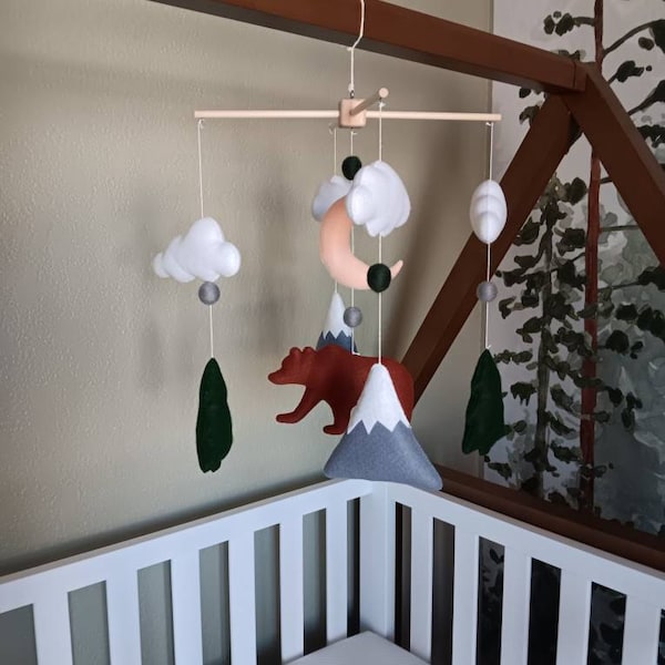 Space Baby Mobile, Baby Crib Mobile, Space Nursery, Nursery Mobile ...
