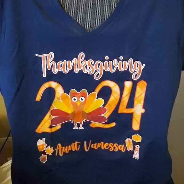 Thanksgiving Family Shirts Turkey Matching Family Personalized ...