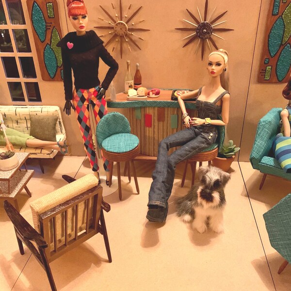 Corner and Mid Sections for 1:6 Scale |doll Photography Backdrop| for ...