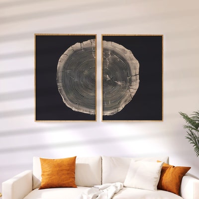 3 Frames Gallery Set Mock Up, Drop Shadow, Printable Wall Art Mockup, Gallery Poster Set Mockup ...