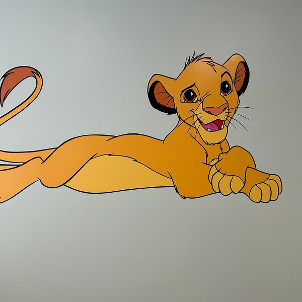 The Lion King Wall Decal/ Simba Wall Decor for Kids/ Nursery Wall Decor ...