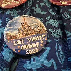 Tinkerbell Birthday Buttons-disney Birthday Buttons-disney - Etsy