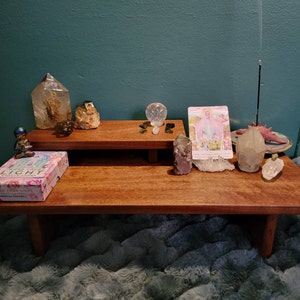 Table Top Altar . Beautifully Handcrafted 3 Tier Buddhist - Etsy