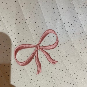 4 Mini Bow Embroidery Design, 7 Sizes, Mini Bow Machine Embroidery ...