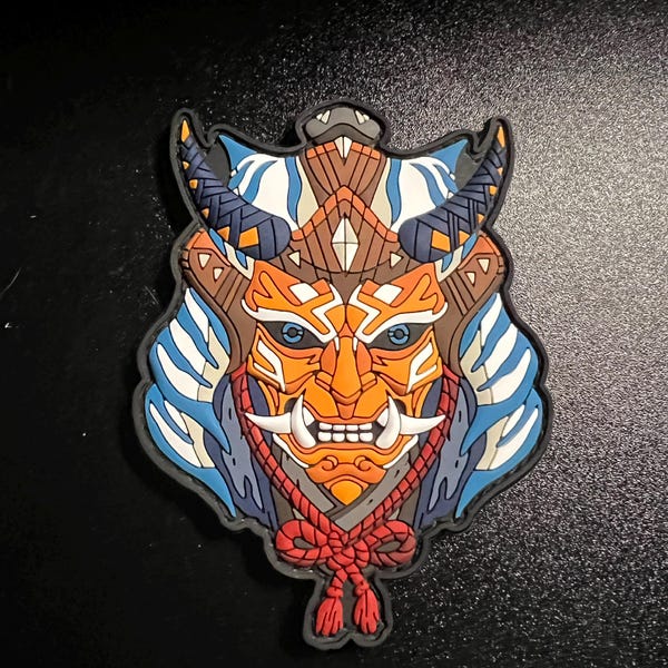 PATCHLAB Cyberpunk #8 Mecha Cat PVC Morale Patches Hook and Loop | Embroidered Patches | Hook ...