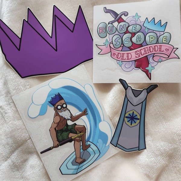 OSRS Skill Cape Vinyl Sticker | Old School Runescape Laptop Sticker ...