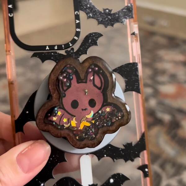 Bat Shaker Popsocket™, Kawaii Popsocket, Kawaii Bat Shaker Popgrip ...