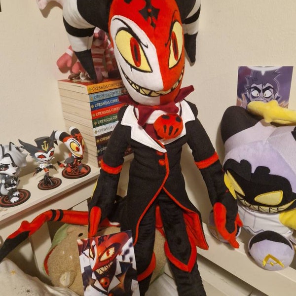 Blitzo. Helluva Boss. Hazbin Hotel. Large Plush Toy. Size 25.5 Inch - Etsy