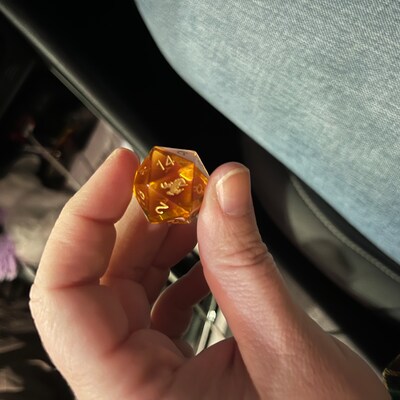 Natural Gemstone D6 Die-engraved D6 Dice-dungeons and Dragons Dice-gem ...