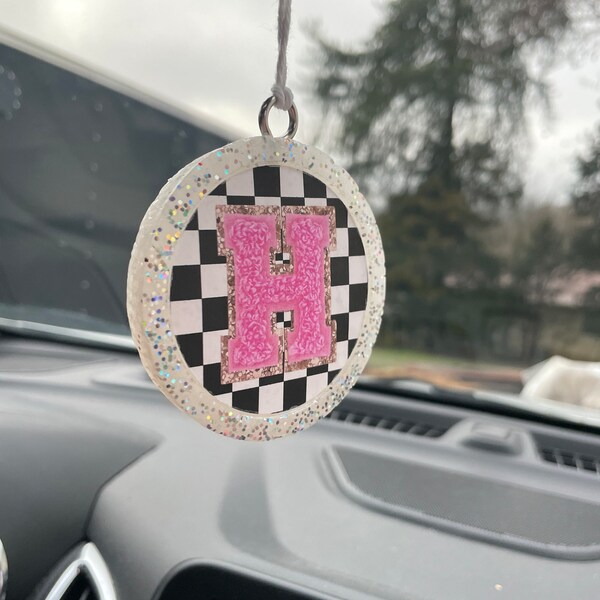 Pink Varsity Letter Freshie - Etsy