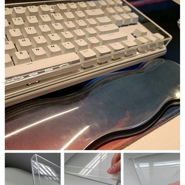 High Quality Acrylic Case for Mechanical Keyboards Dust Cover With 60 ...