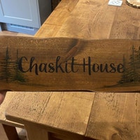 Custom Made Cottage House Name/house Number Wooden Plaques and Signs ...