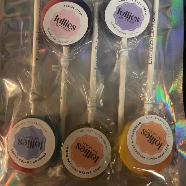 6 Celestial Sweet Cream Lollipops - Etsy
