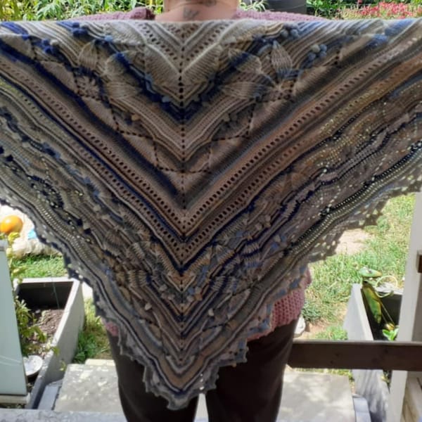 Crochet Pattern Möbius Shawl Amber Ruusa German English - Etsy