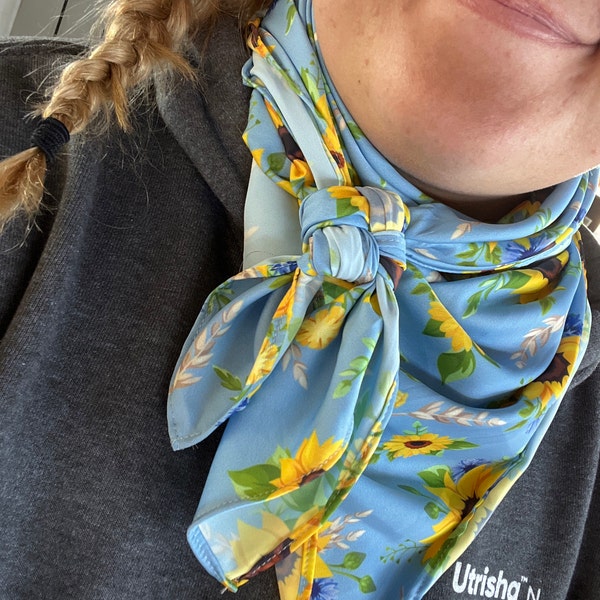 Wildrag the Roy Rogers Neckerchief Bandana Satin Scarf western Scarf - Etsy