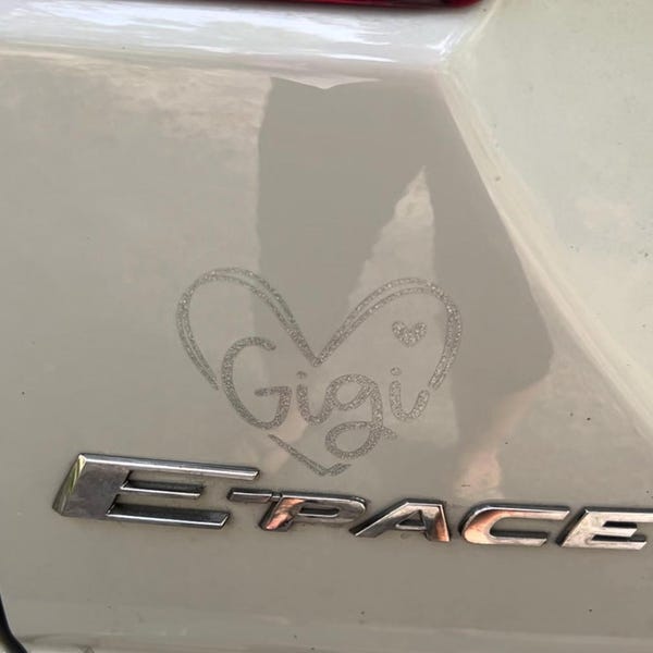 Gigi Heart Decal, Gigi Heart Sticker, Gigi Decal, Gigi Sticker, Grandma ...