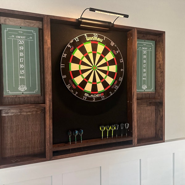 Chalkboard Scoreboard for the Game of Cricket, With Storage for 3 Darts ...