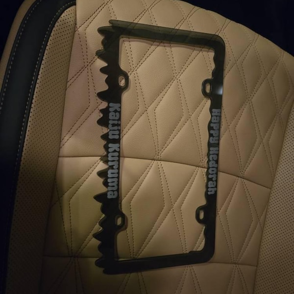 Slime Ooze License Plate Frame Cover, Car Show, JDM Plate, Tuner Plate ...