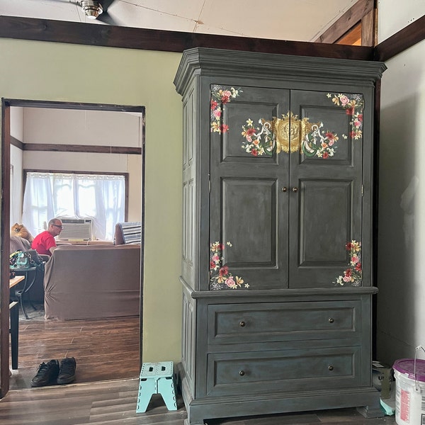 Furniture Transfers MERMAID LACE | Redesign With Prima Rub on Transfer ...