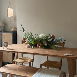 DIY // Ellipse Oval Solid Pine Table Top - Etsy UK