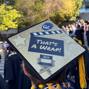 Grad Cap Topper Mean Girls Quote , Graduation Cap Decorations by Tassel ...