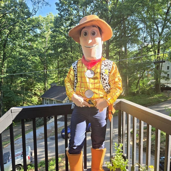 Woody Cowboy FREE SHIPPING Mascot Costume Easter Holiday Christmas ...