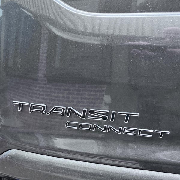Transit Custom Badge Inlays Insert Back Door Vinyl Graphics Colour ...