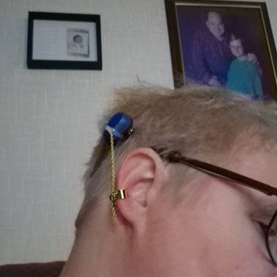 Silver Heart Earrings for Loop Earplugs, Sensory Earrings, Stud Ear ...