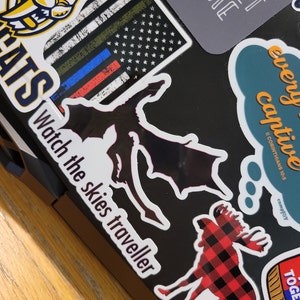 Tidal Wave Sticker Moon Stickers Water Art Sticker Water | Etsy