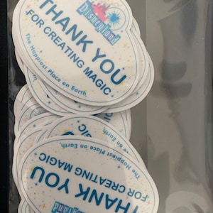 Peter Pan's Flight Destination Drop Pin Shimmering Sticker, Disneyland ...