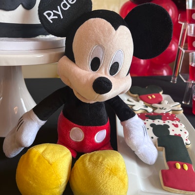 Personalized Disney's Mickey Mouse Plush Doll 15.5 Inch Doll - Etsy
