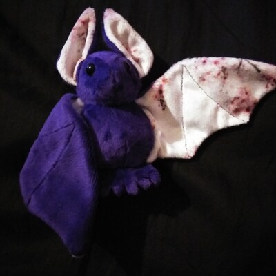 MADE TO ORDER White Japanese Cherry Blossom Bat Plush Scented or No ...