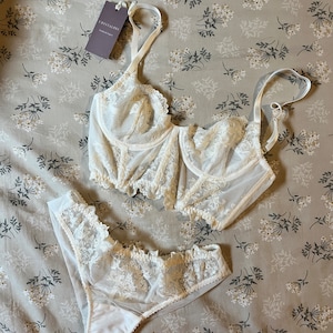 Sexy Lingerie Set, Handmade Lingerie Set, Lavender Lingerie Set - Etsy